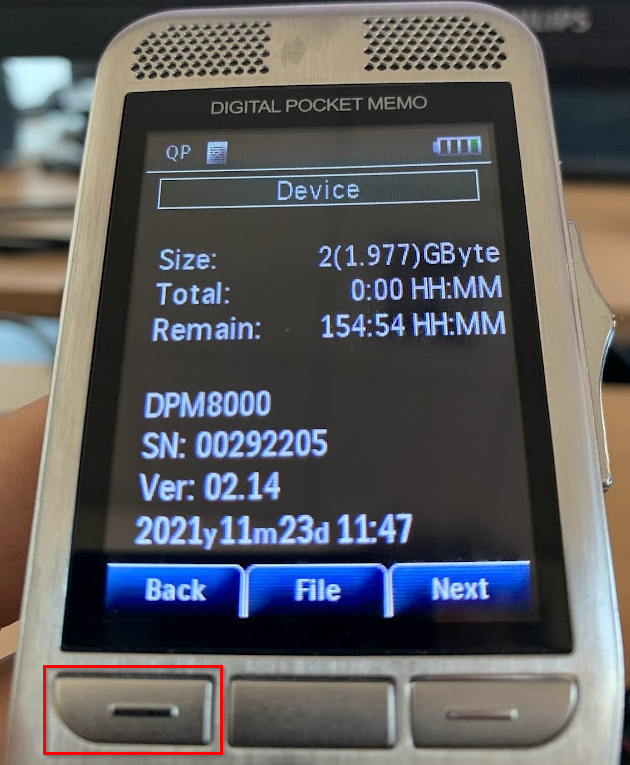 How to update firmware on Philips Digital Pocket Memo – Speech Processing Solutions GmbH